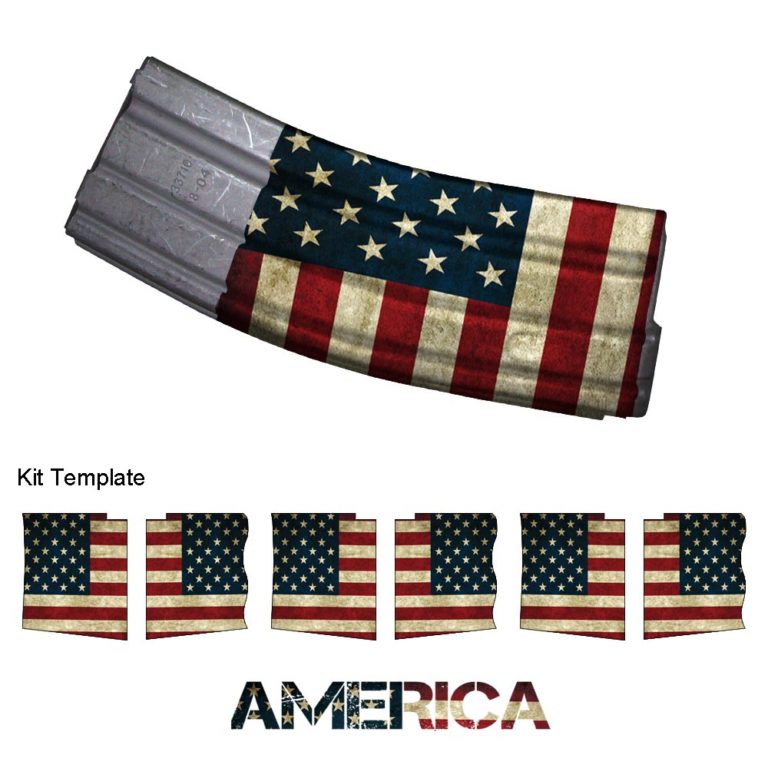 AR-15 Mag Skin – 3 Pack (America) – REAL tactical B2B