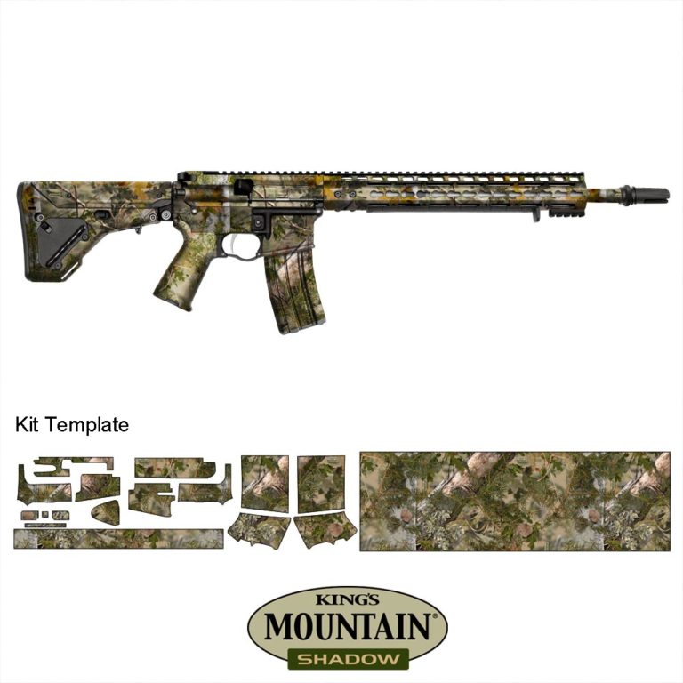 AR-15 Rifle Skin (Kings Camo Mountain Shadow) – REAL tactical B2B