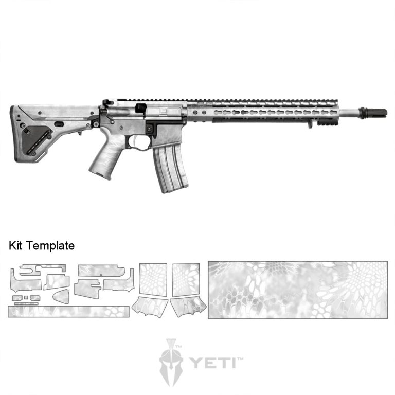 AR-15 Rifle Skin (Kryptek Yeti) – REAL tactical B2B