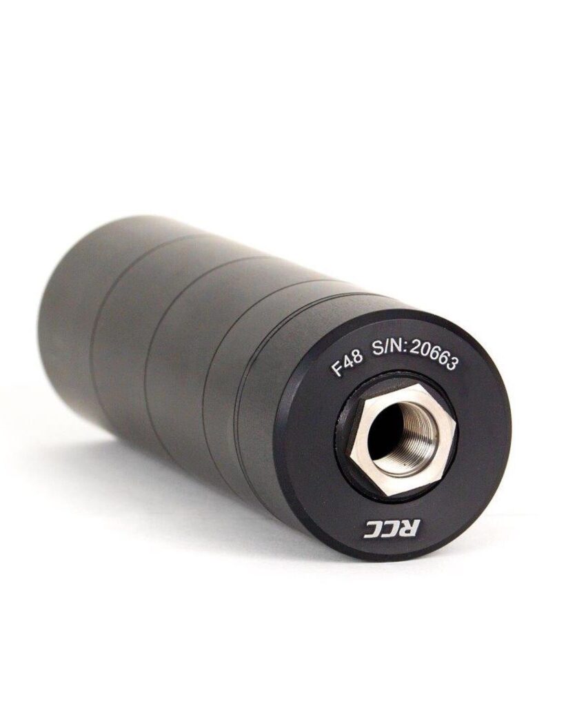 RCC Moderator – MODEL F48 FRONT MOUNTED – .30 cal – 1/2-28 UNF – REAL ...